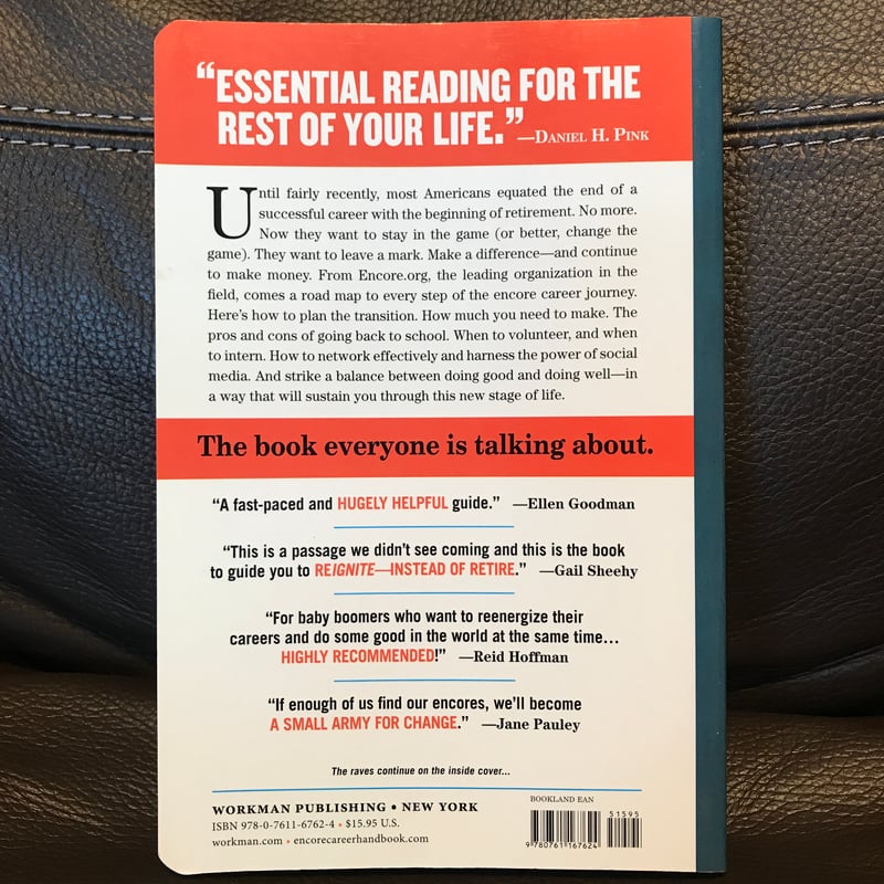 The Encore Career Handbook by Marci Alboher