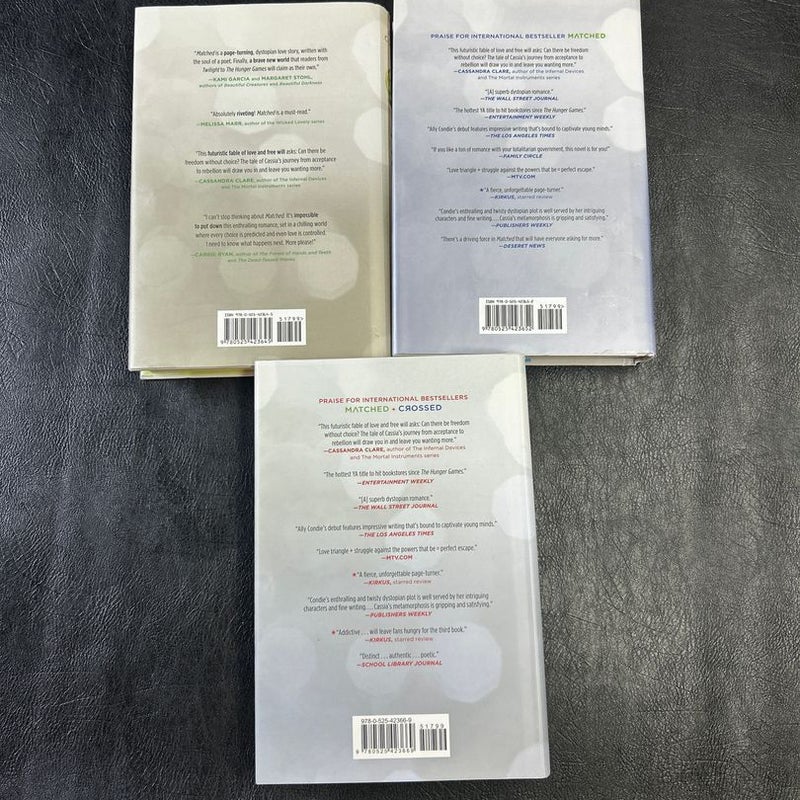 Matched Trilogy Hardback Bundle by Ally Condie, Hardcover | Pangobooks
