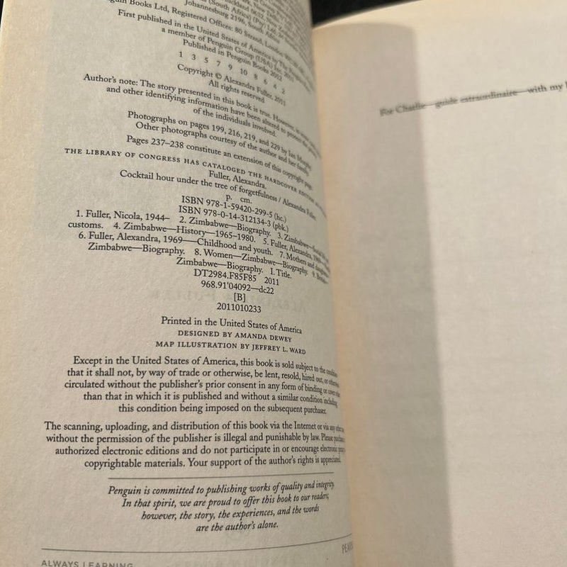 Cocktail Hour under the Tree of Forgetfulness by Alexandra Fuller