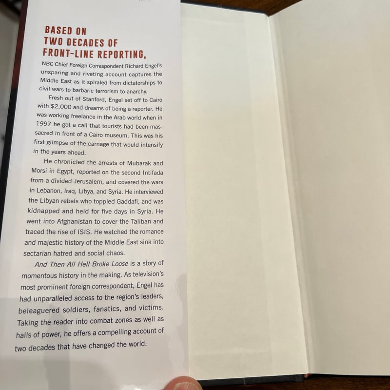 And Then All Hell Broke Loose by Richard Engel, Hardcover | Pangobooks