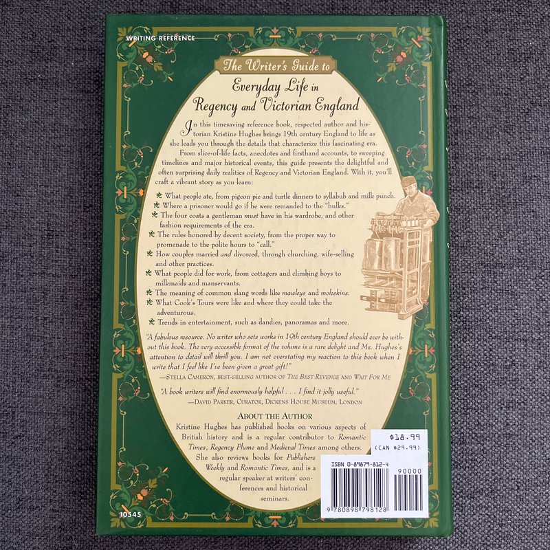 Everyday Life in Regency and Victorian England by Kristine Hughes