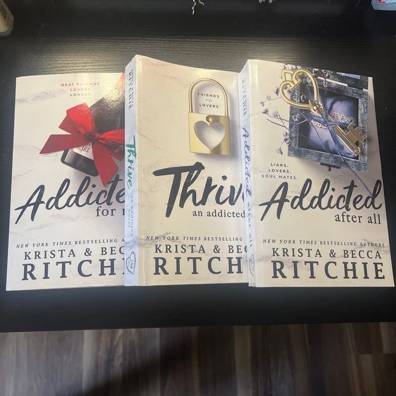 Addicted 3 Book Set by Krista & Becca Ritchie, Paperback | Pangobooks