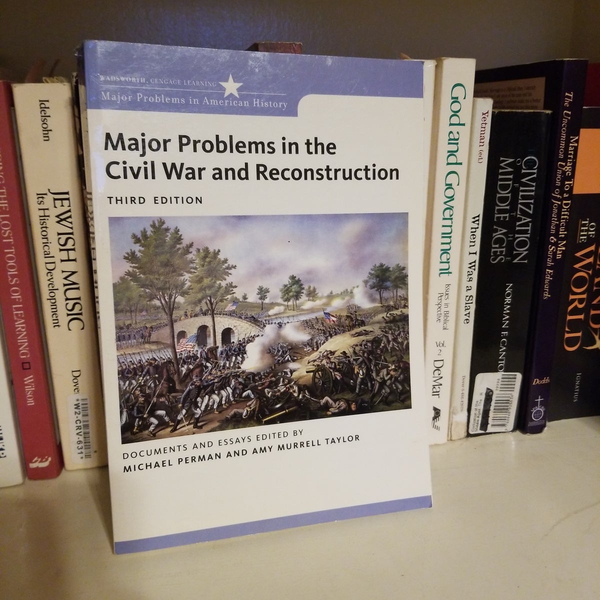 Major Problems in the Civil War and Reconstruction by Michael Perman ...