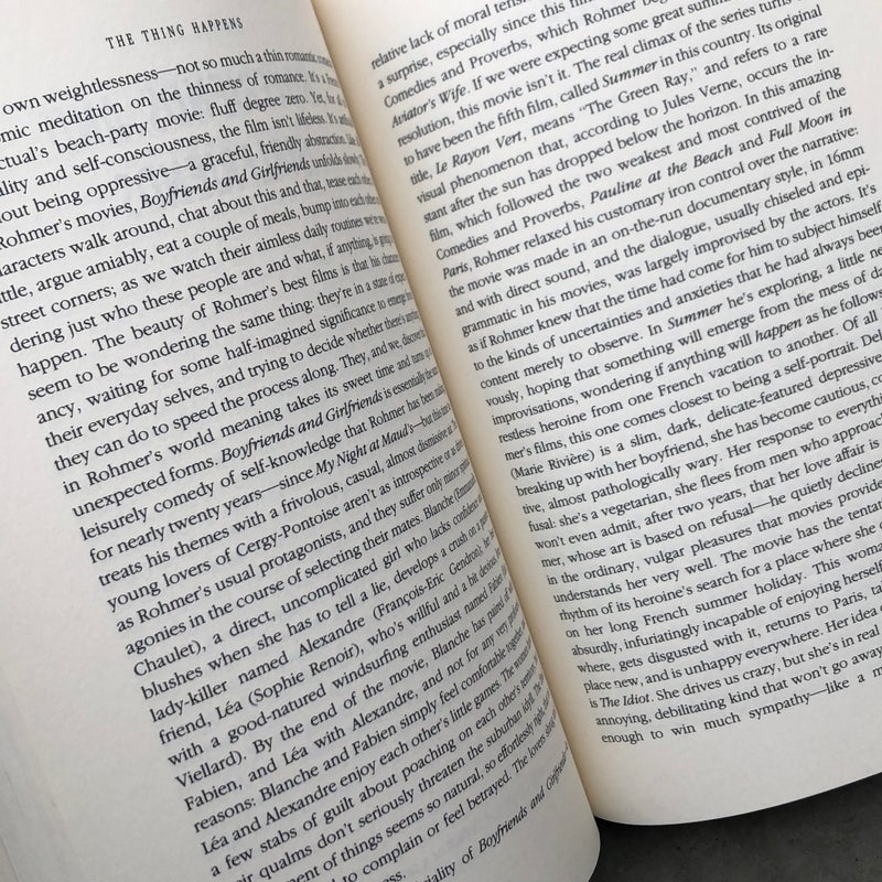 The Things Happens by Terrence Rafferty, Hardcover | Pangobooks