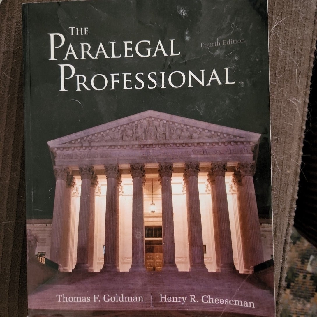 Paralegal Professional by Thomas F. Goldman, Henry R. Cheeseman