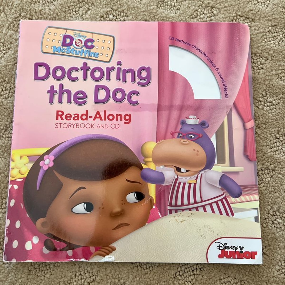 Doc Mcstuffins Read-Along Storybook and CD Doctoring the Doc by Disney ...