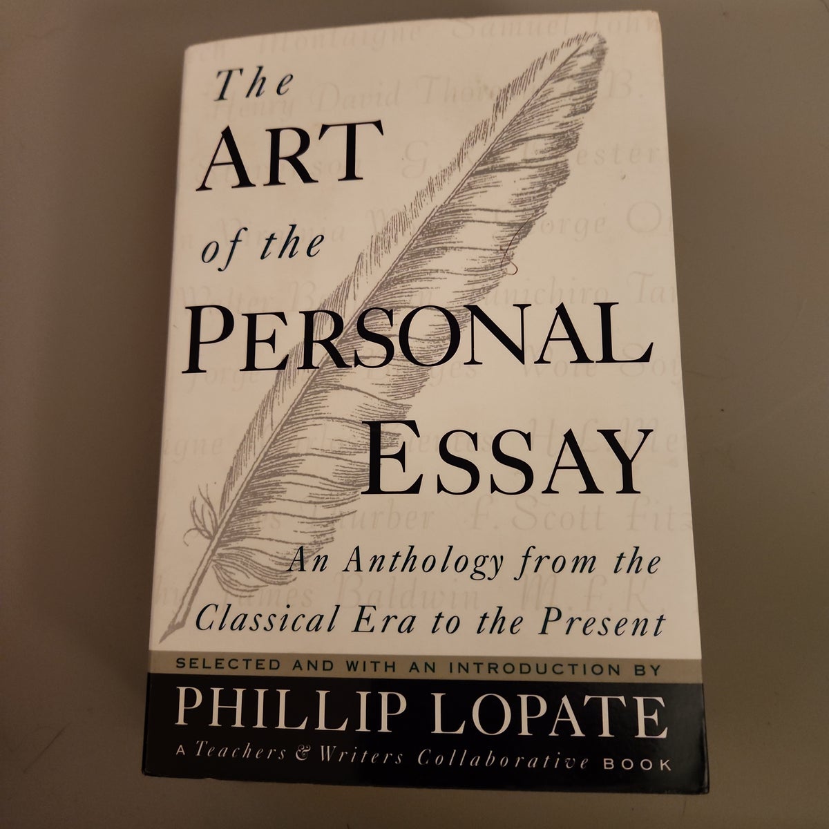 The Art of the Personal Essay by Phillip Lopate