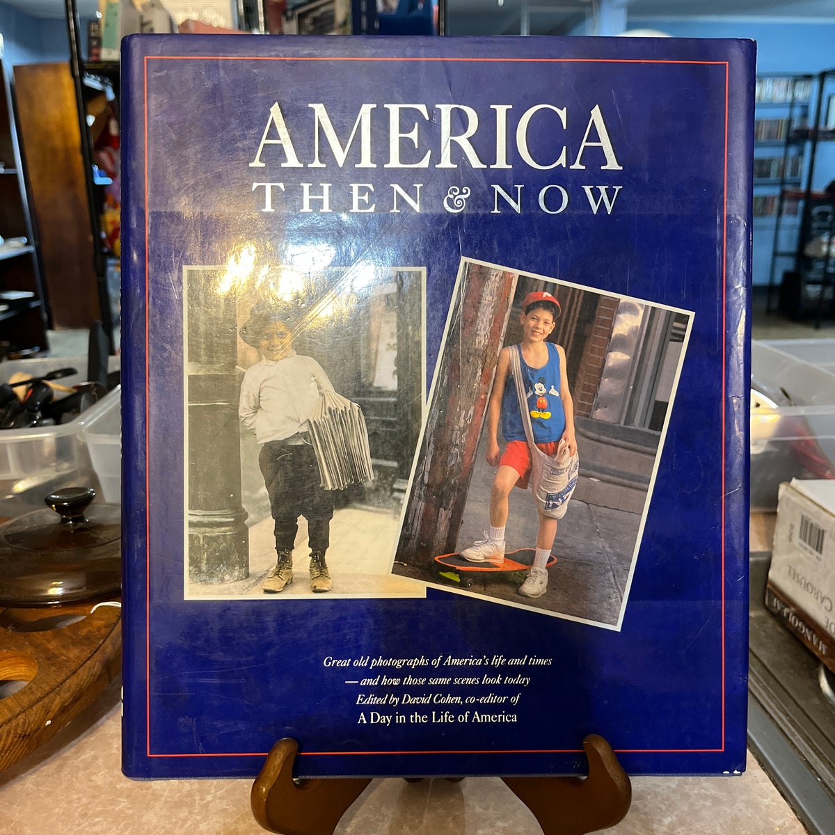 America Then and Now by David C. Cohen, Hardcover | Pangobooks