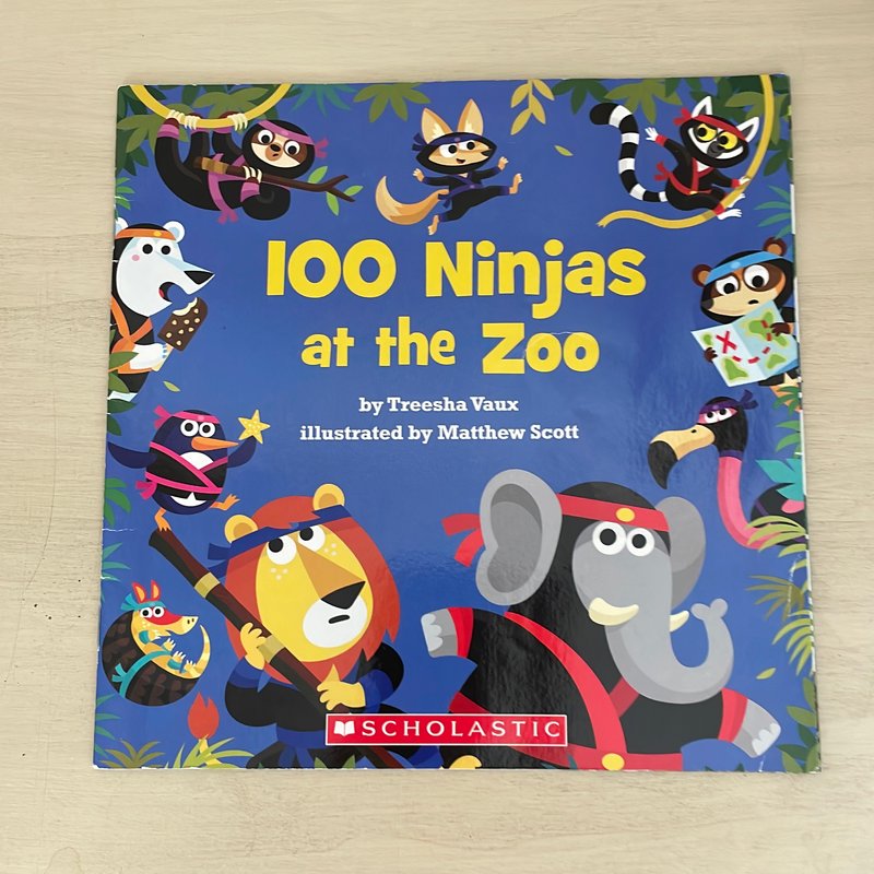 100 Ninjas at the Zoo by Treesha Vaux