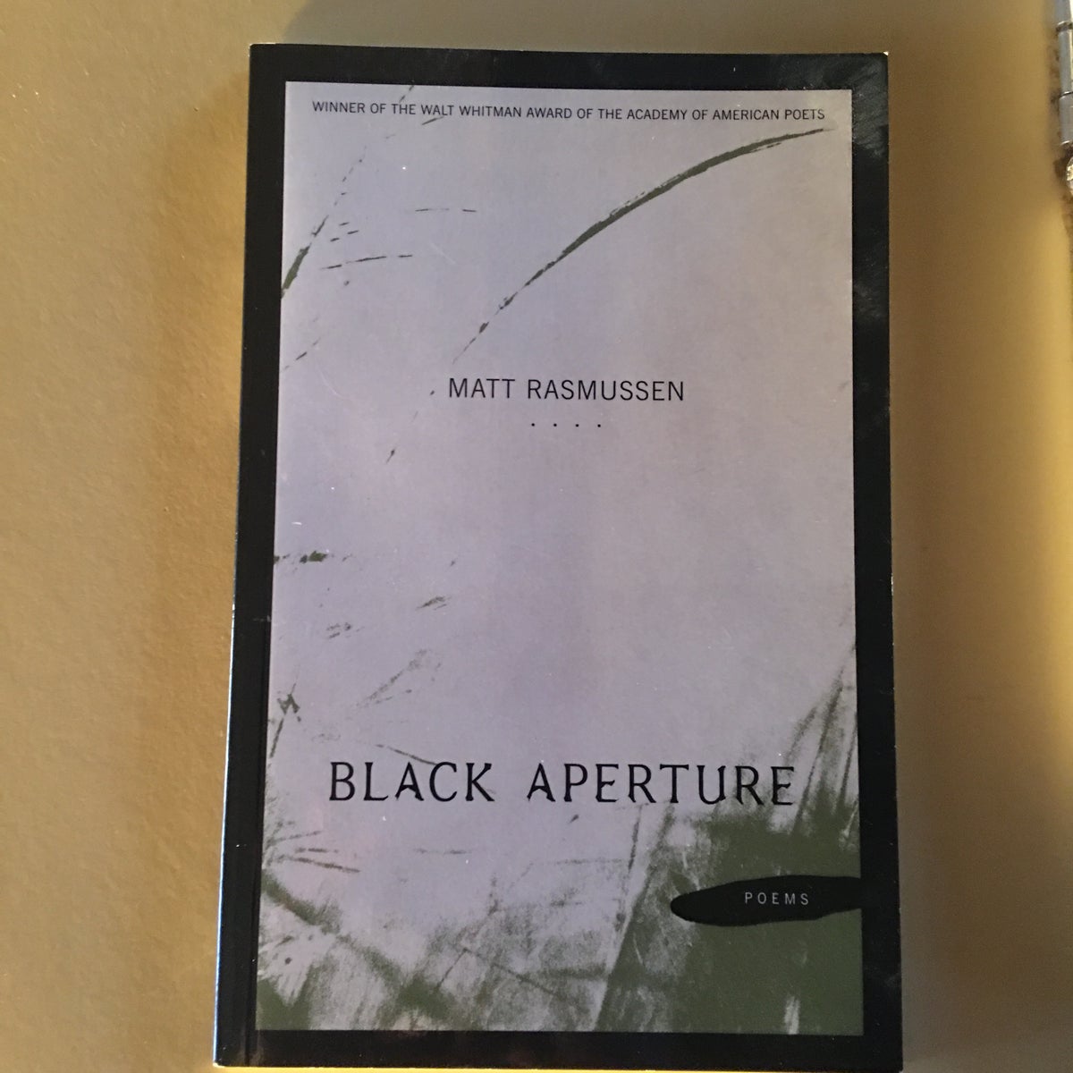 Black Aperture by Matt Rasmussen, Paperback | Pangobooks
