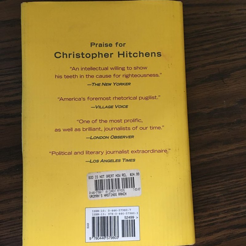 God Is Not Great by Christopher Hitchens