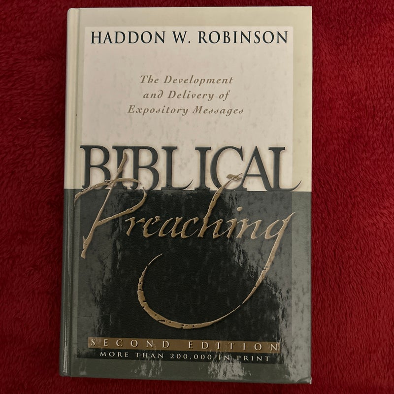 Biblical Preaching by Haddon W. Robinson, Hardcover | Pangobooks
