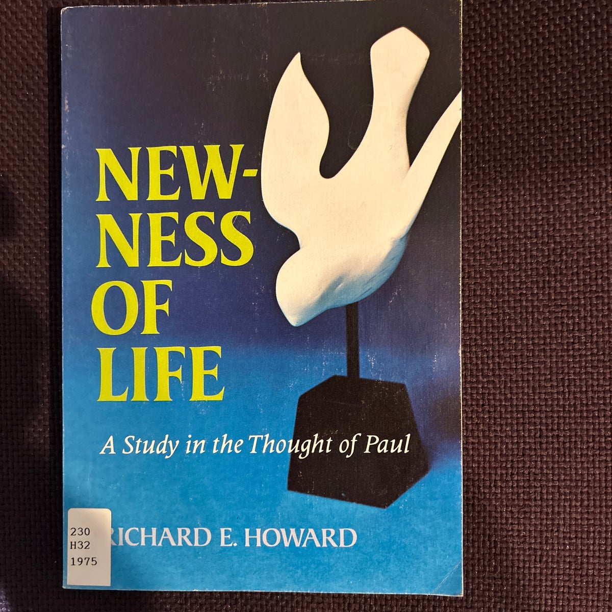 Newness of Life by Richard Howard
