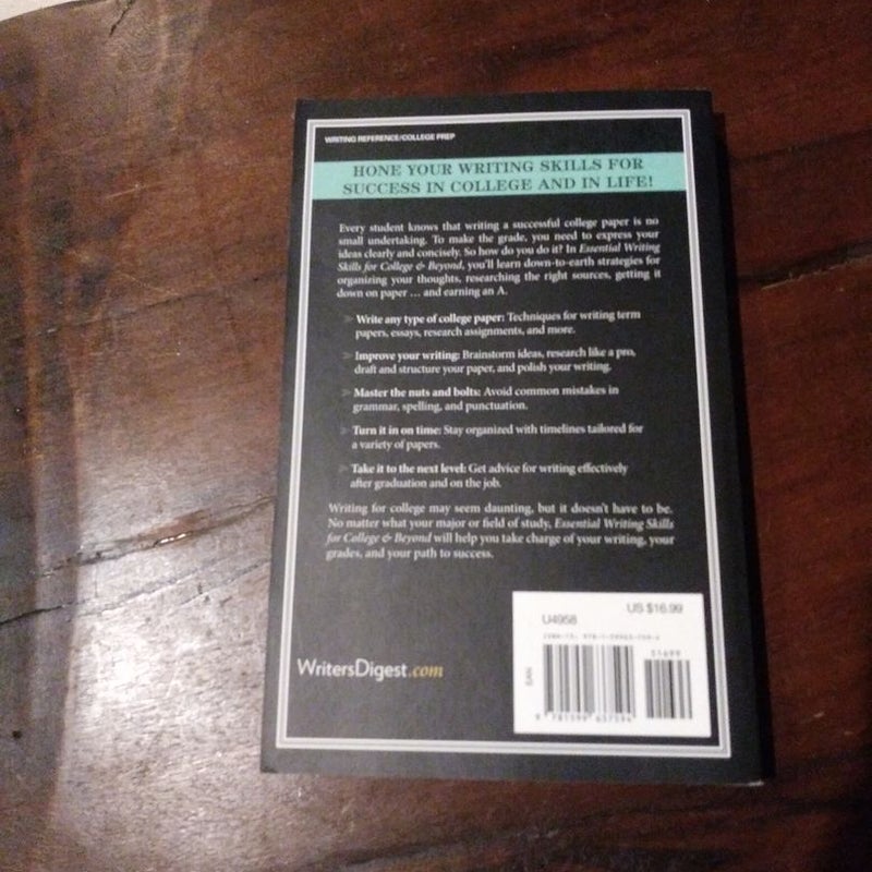Essential Writing Skills for College and Beyond by C. M. Gill ...