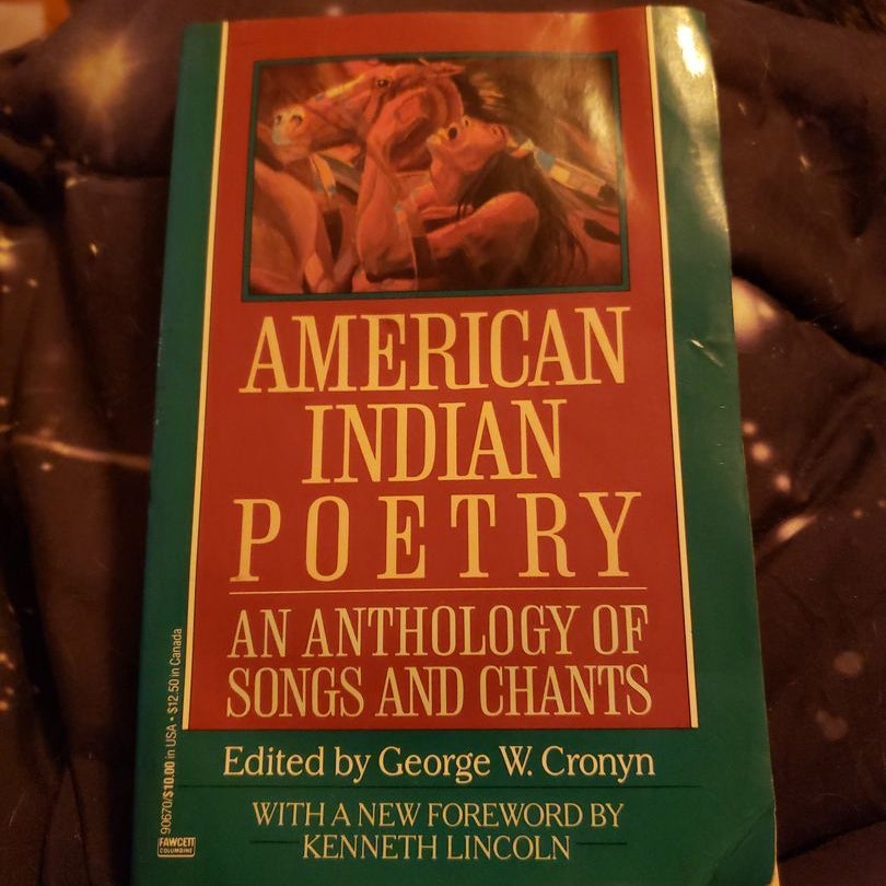 American Indian Poetry by George W. Cronyn, Kenneth Lincoln