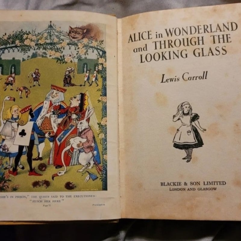1952 Alice in Wonderland by Lewis Carrol, Hardcover | Pangobooks