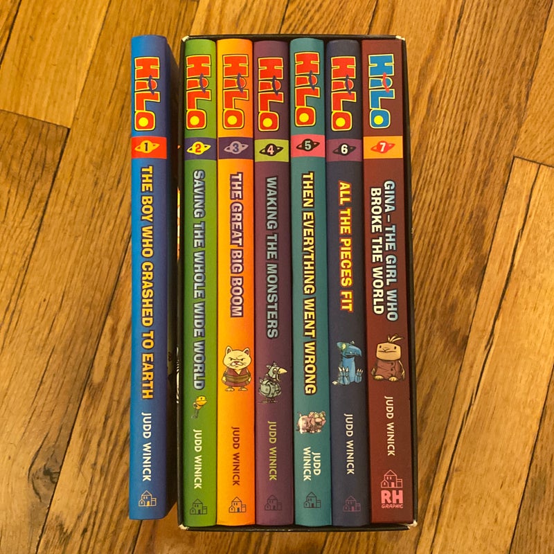 Hilo: the Great Big Box (Books 1-6) by Judd Winick | Pangobooks