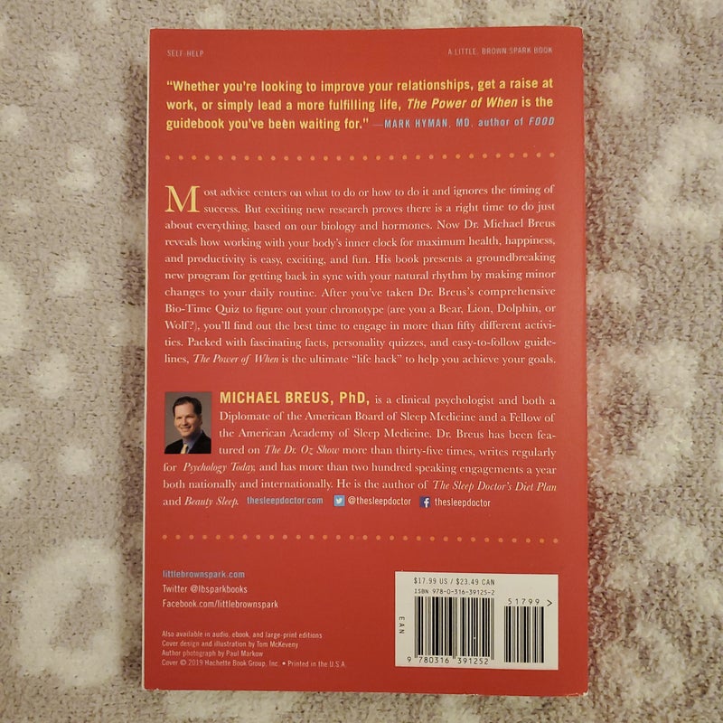 The Power of When by Mehmet C. Oz, Michael Breus