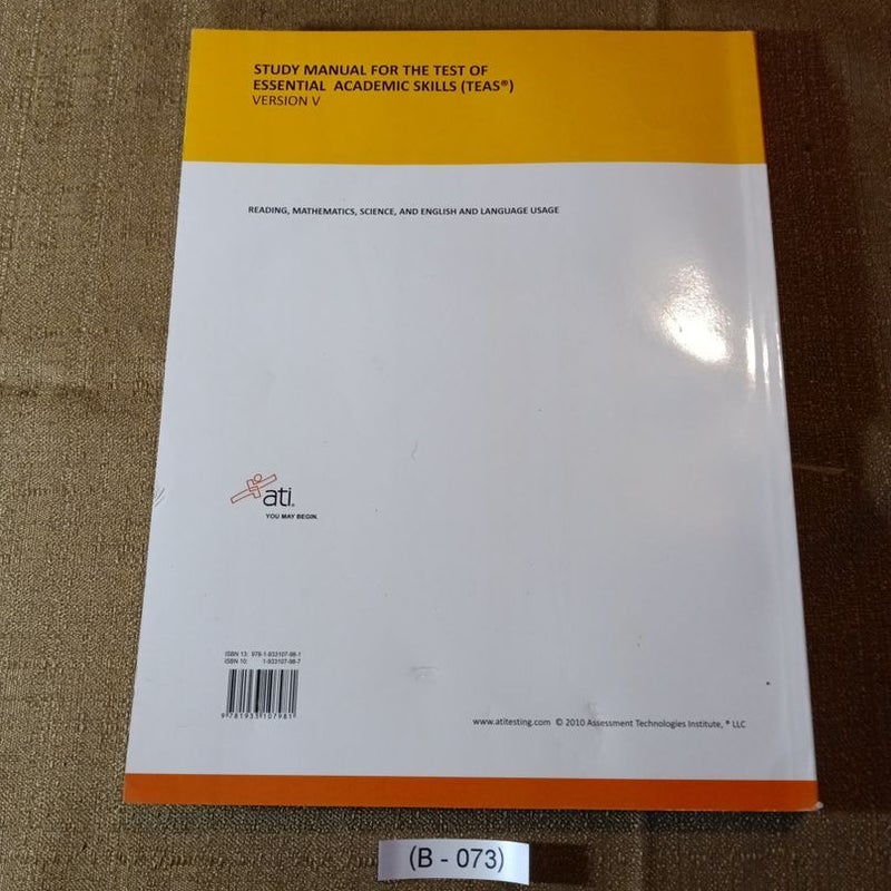 Study Manual for the Test of Essential Academic Skills by Assessment ...
