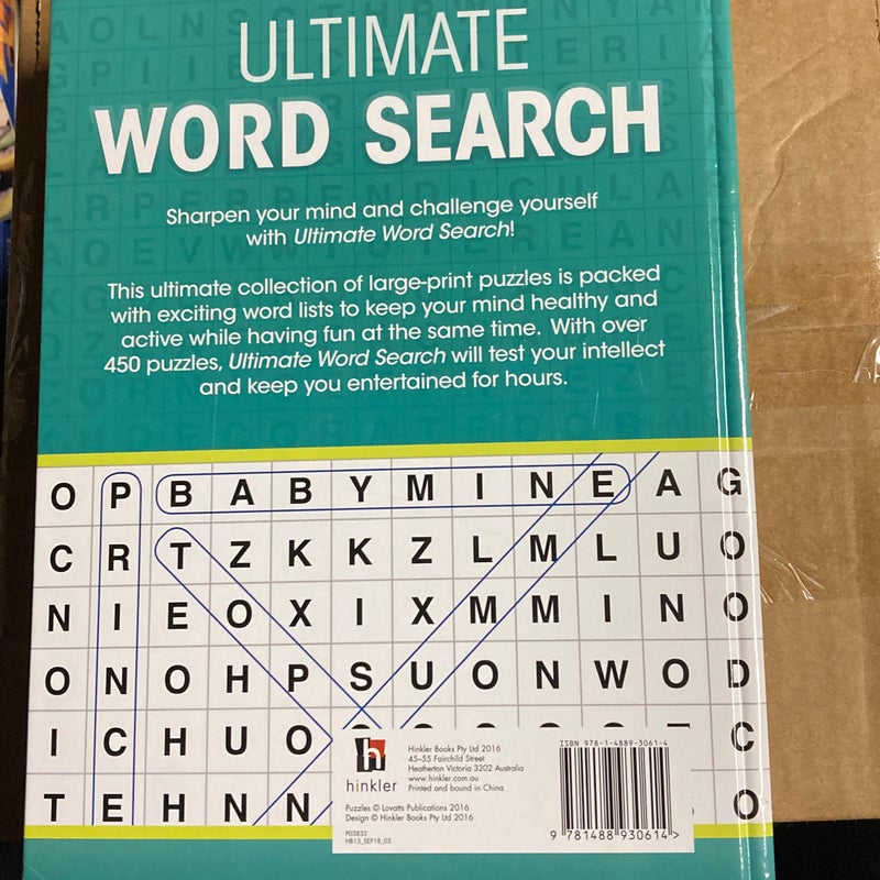Ultimate word search by Lovatts publication , Hardcover | Pangobooks