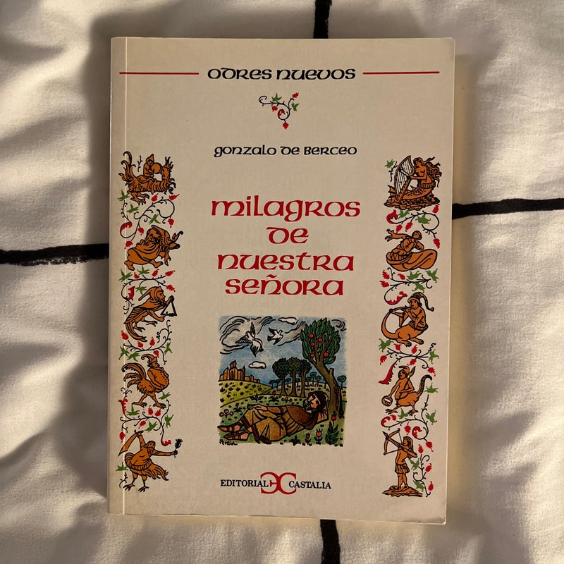 Milagros de Nuestra Señora by Gonzalo De Berceo; Gonzalo de Berceo