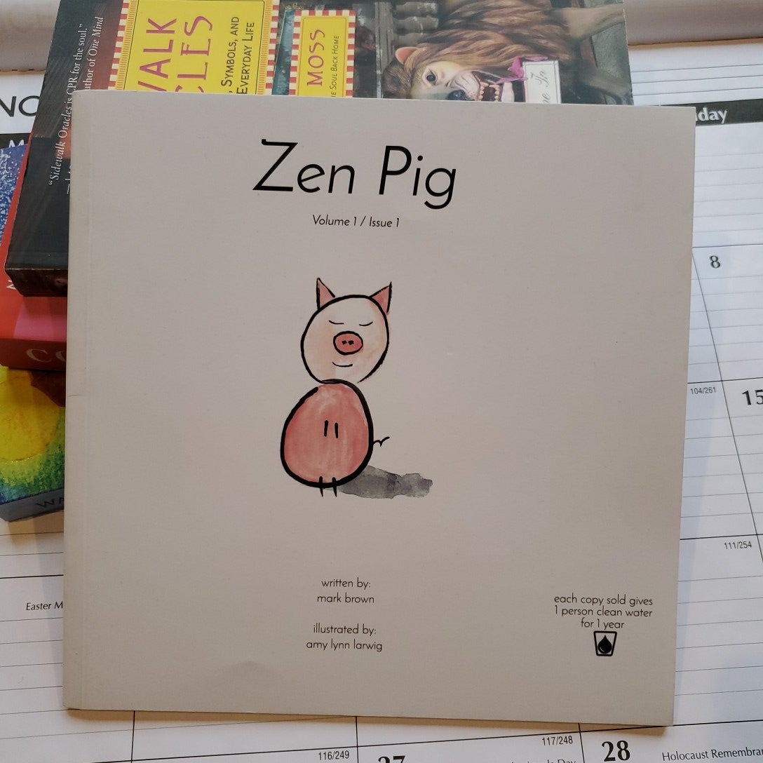 Zen Pig by Amy Brown