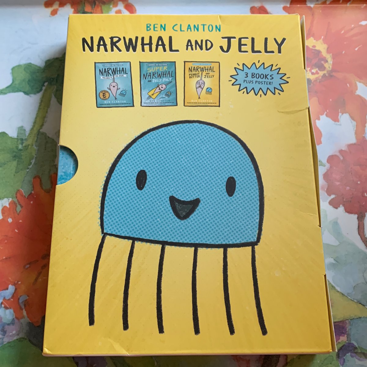 Narwhal and Jelly Box Set (Books 1, 2, 3, and Poster) by Ben Clanton