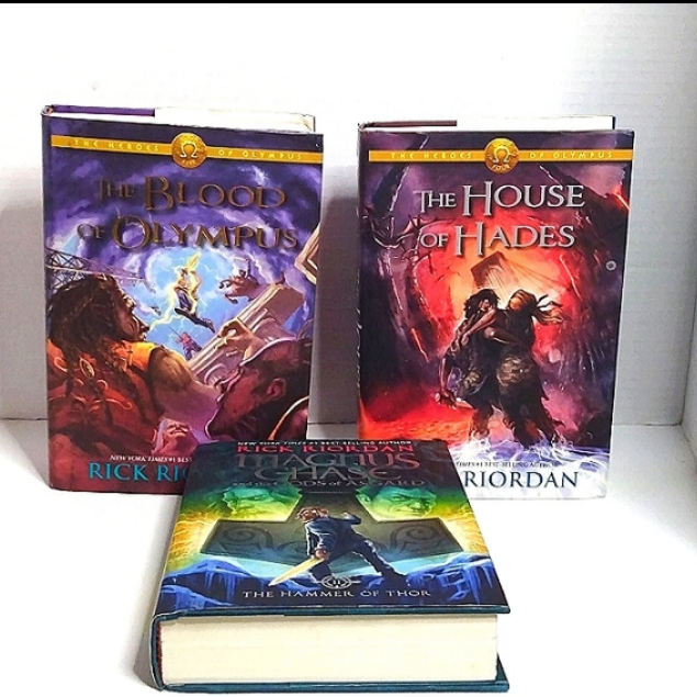Rick Riordan books (3) by Rick Riordan , Hardcover | Pangobooks