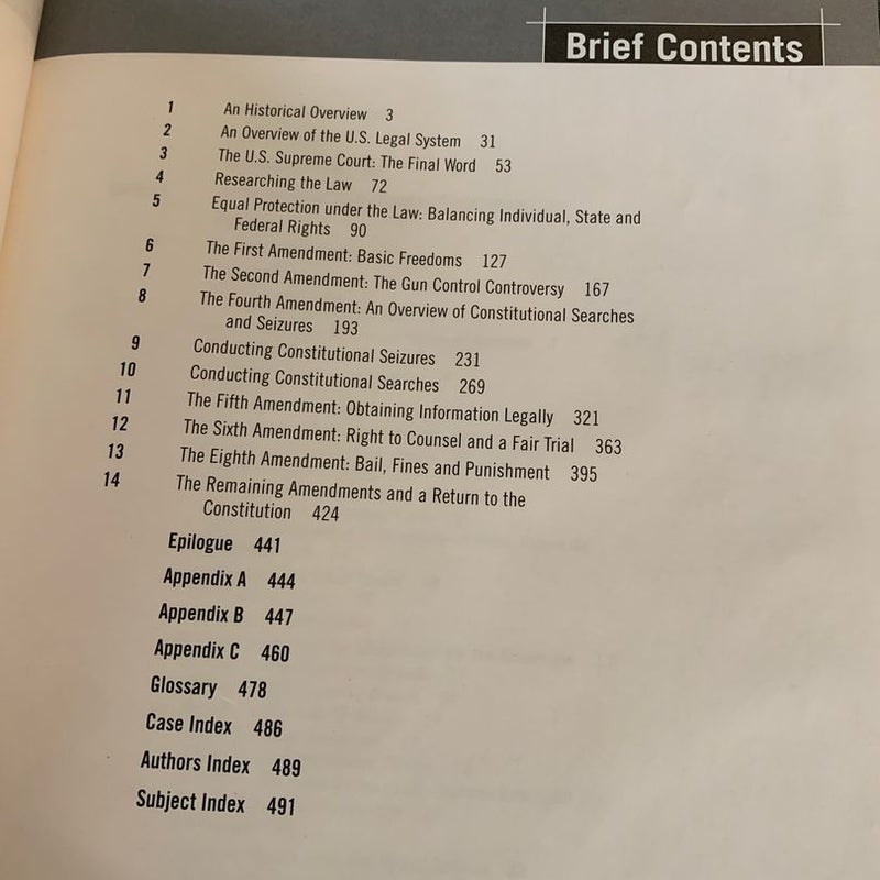 Constitutional law and the criminal justice system by J Scott harr ...