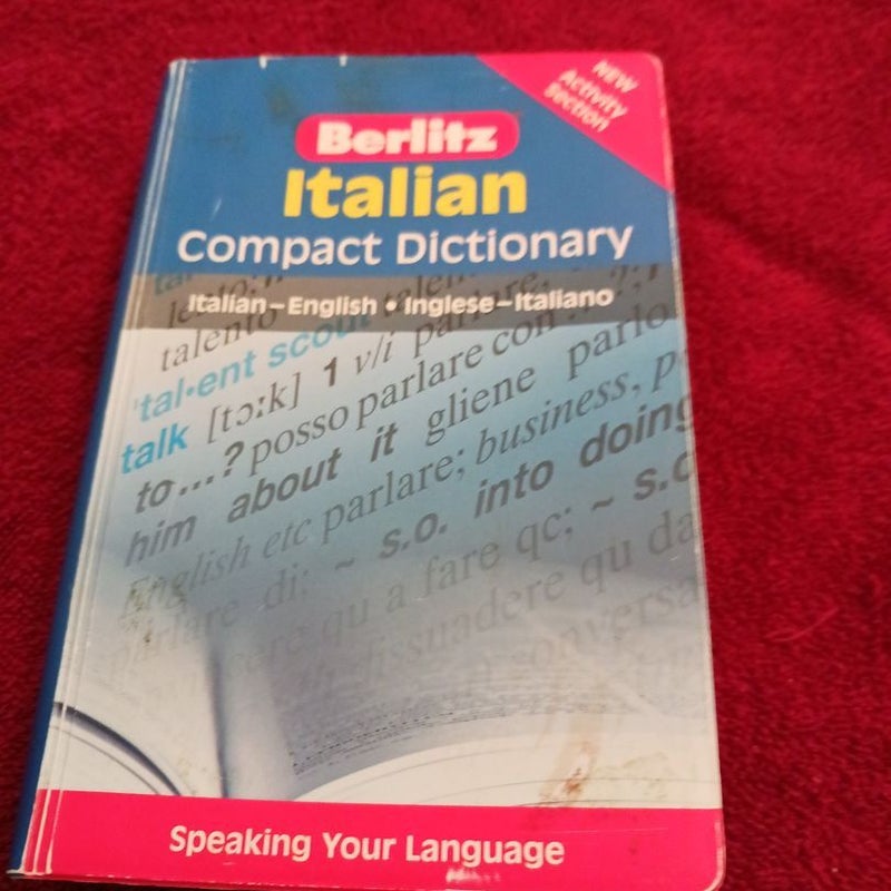 Berlitz Italian Compact Dictionary by Berlitz Berlitz Publishing