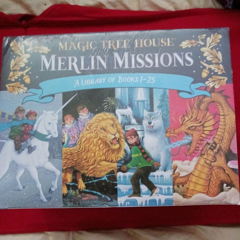 Magic Tree House Merlin Missions Books 1-25 Boxed Set by Mary Pope ...