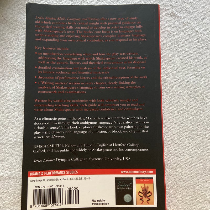 Macbeth: Language and Writing by Emma Smith, Paperback | Pangobooks