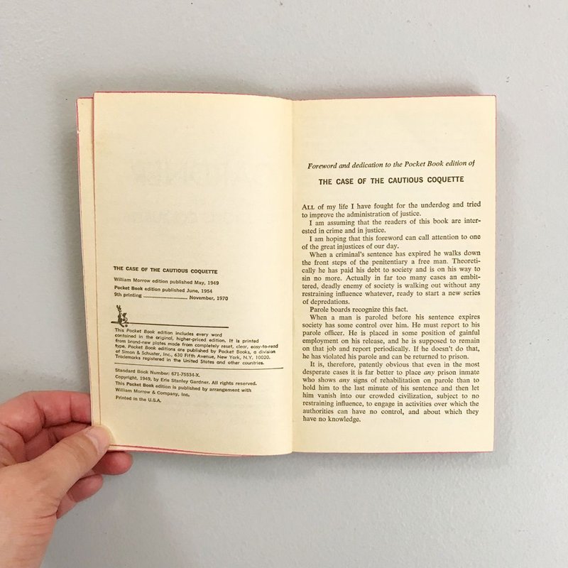 The Case of the Cautious Coquette by Erle Stanley Gardner