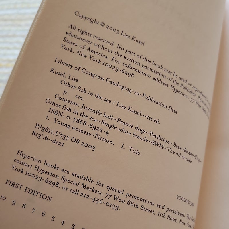 Other Fish in the Sea by Lisa Kusel