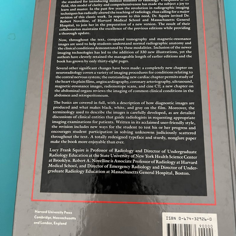 Fundamentals of Radiology by Lucy F. Squire, Robert A. Novelline
