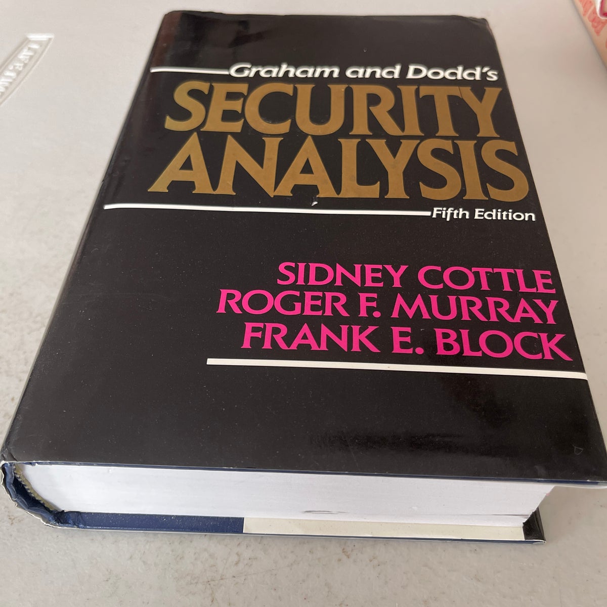 Security Analysis: Sixth Edition, Foreword by Warren Buffett