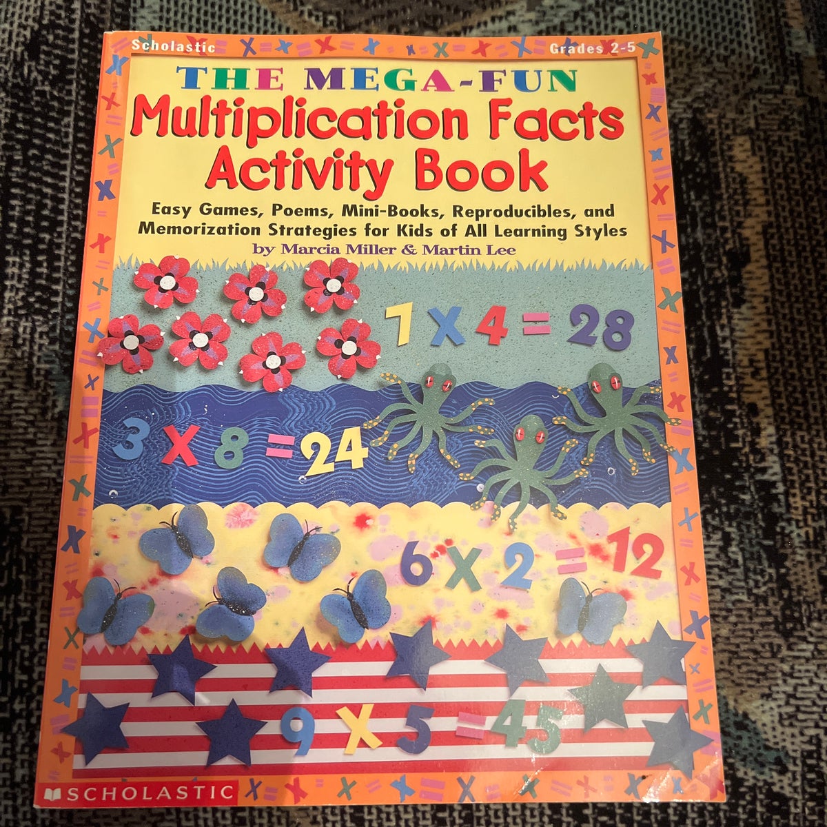 Mega-Fun Multiplication Facts Activity Book by Martin Lee