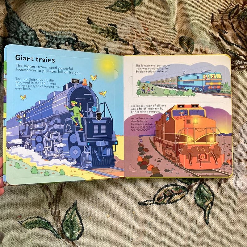 Look Inside Trains by Alex Frith, Hardcover | Pangobooks