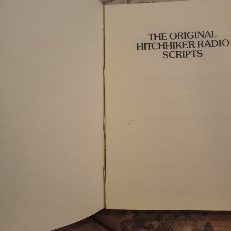 The Original Hitchhiker Radio Scripts by Douglas Adams