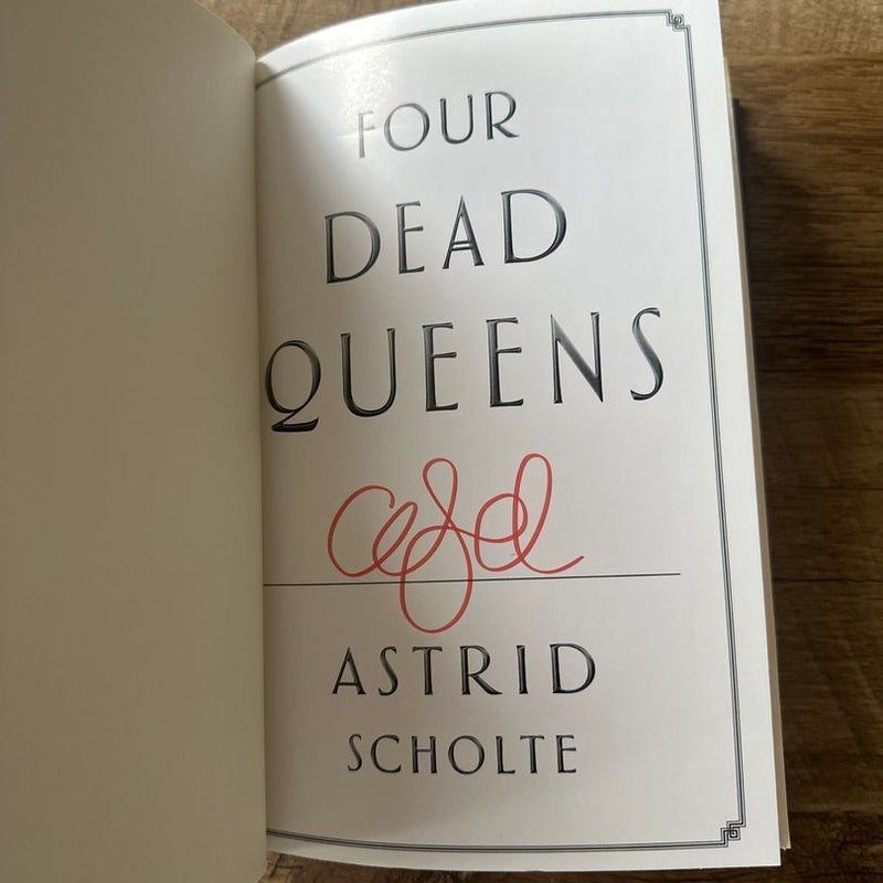Four Dead Queens by Astrid Scholte, Hardcover | Pangobooks