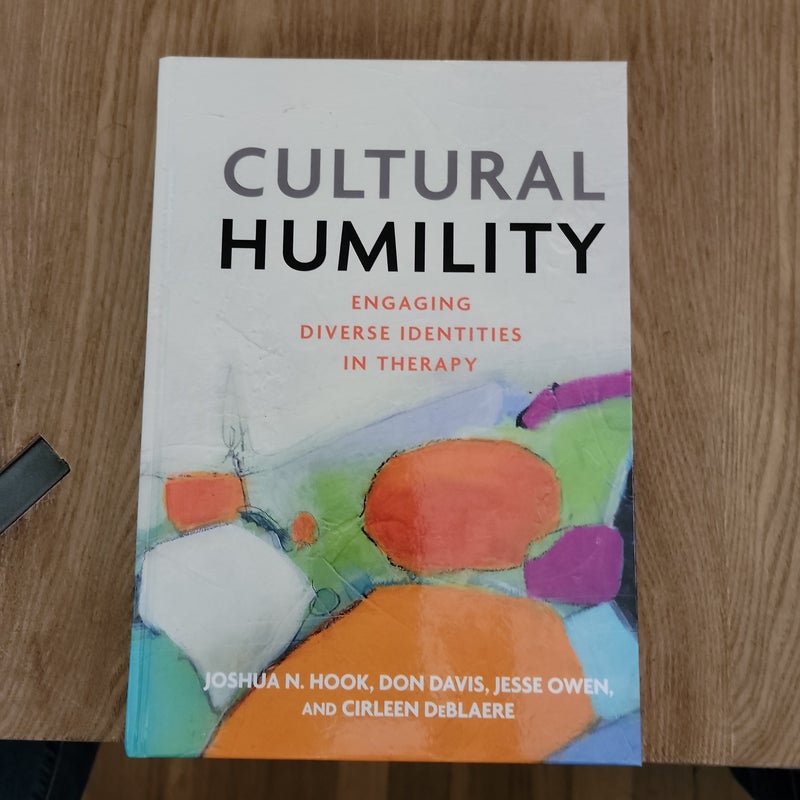 Cultural Humility by Joshua N. Hook, Don Davis, Jesse Owen, Cirleen ...