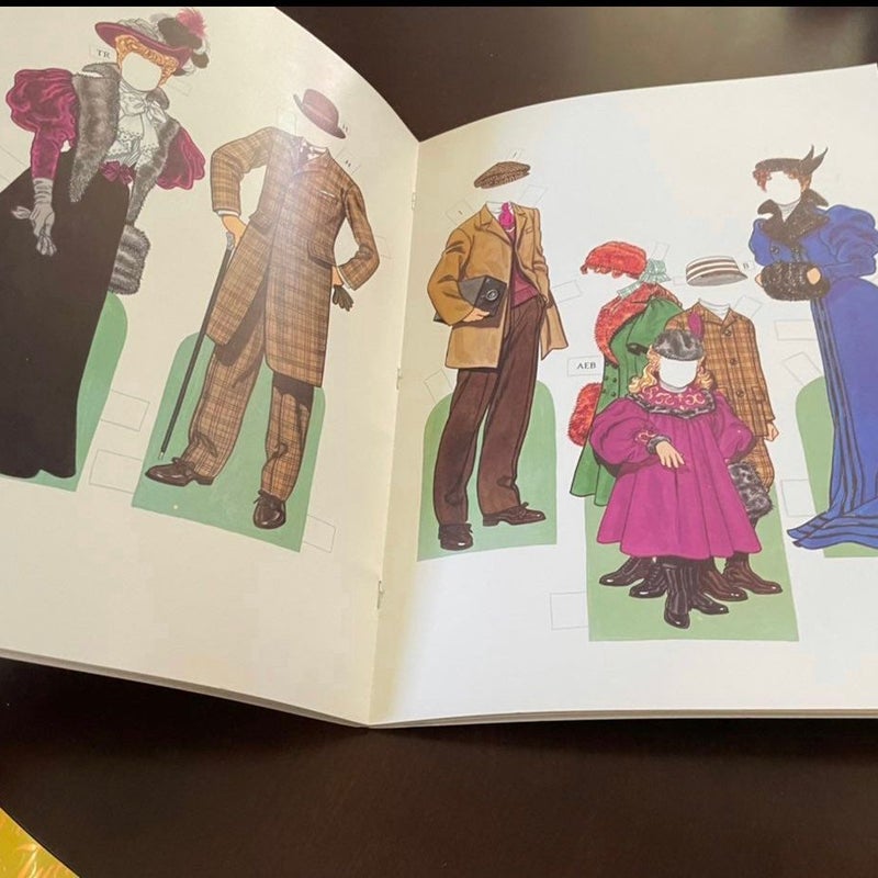 American Family of the 1890s Paper Dolls in Full Color