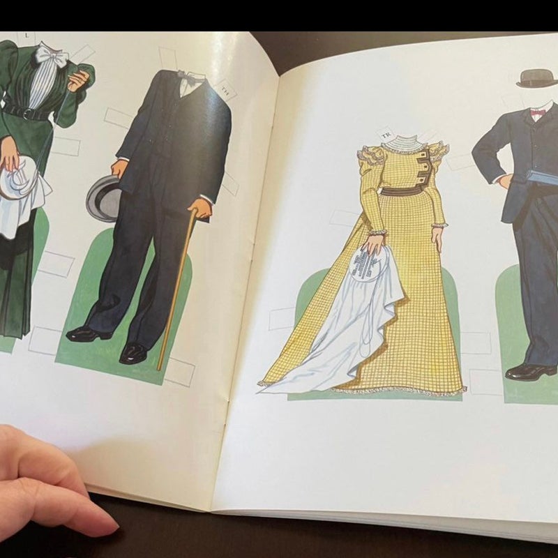 American Family of the 1890s Paper Dolls in Full Color