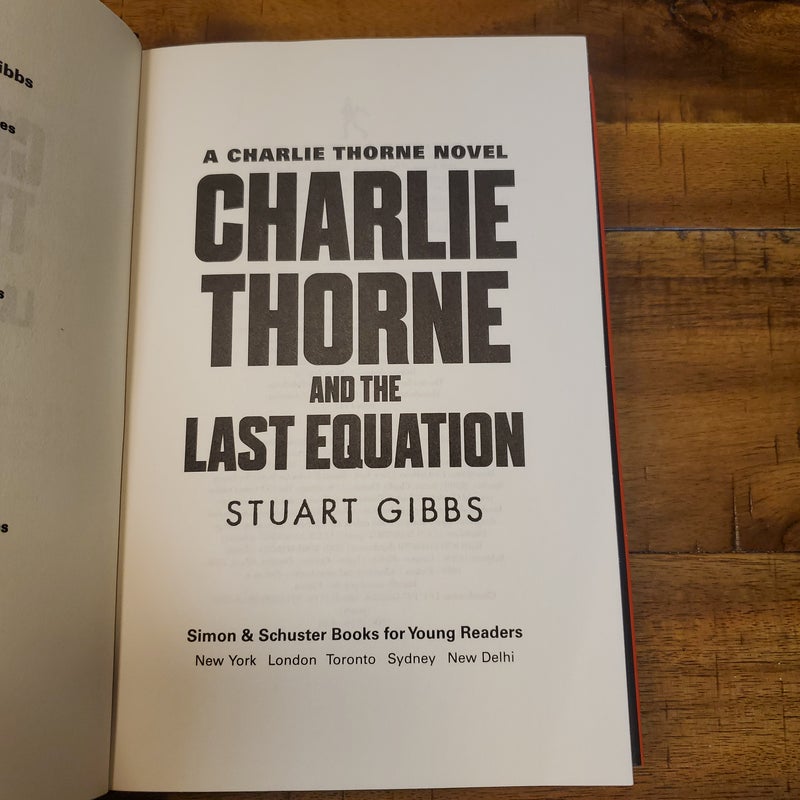 Charlie Thorne and the Last Equation