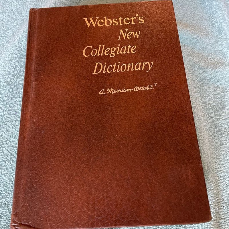 Webster New Collegiate Dictionary 1979 by A Merriam-Webster , Hardcover ...