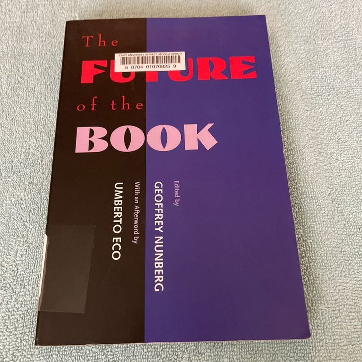 The Future of the Book by Umberto. Eco
