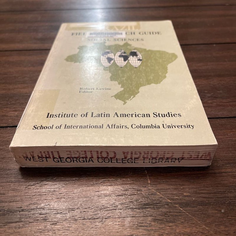Brazil- Field Research Guide by Robert Levine , Paperback | Pangobooks