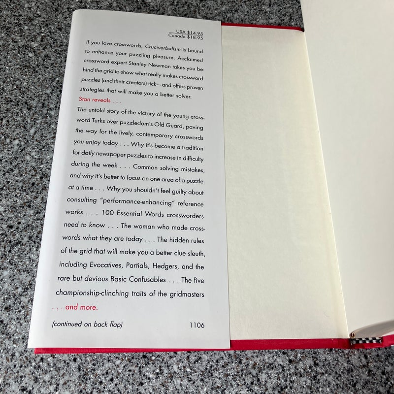 Cruciverbalism by Stanley Newman, Mark Lasswell