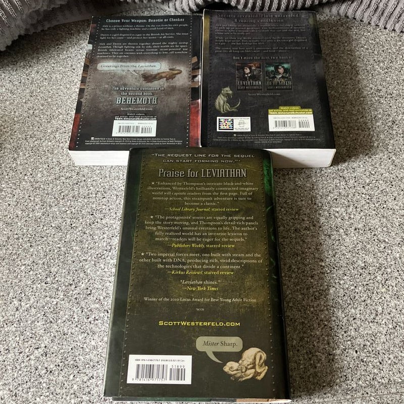 Leviathan Trilogy BUNDLE by Scott Westerfeld, Paperback | Pangobooks