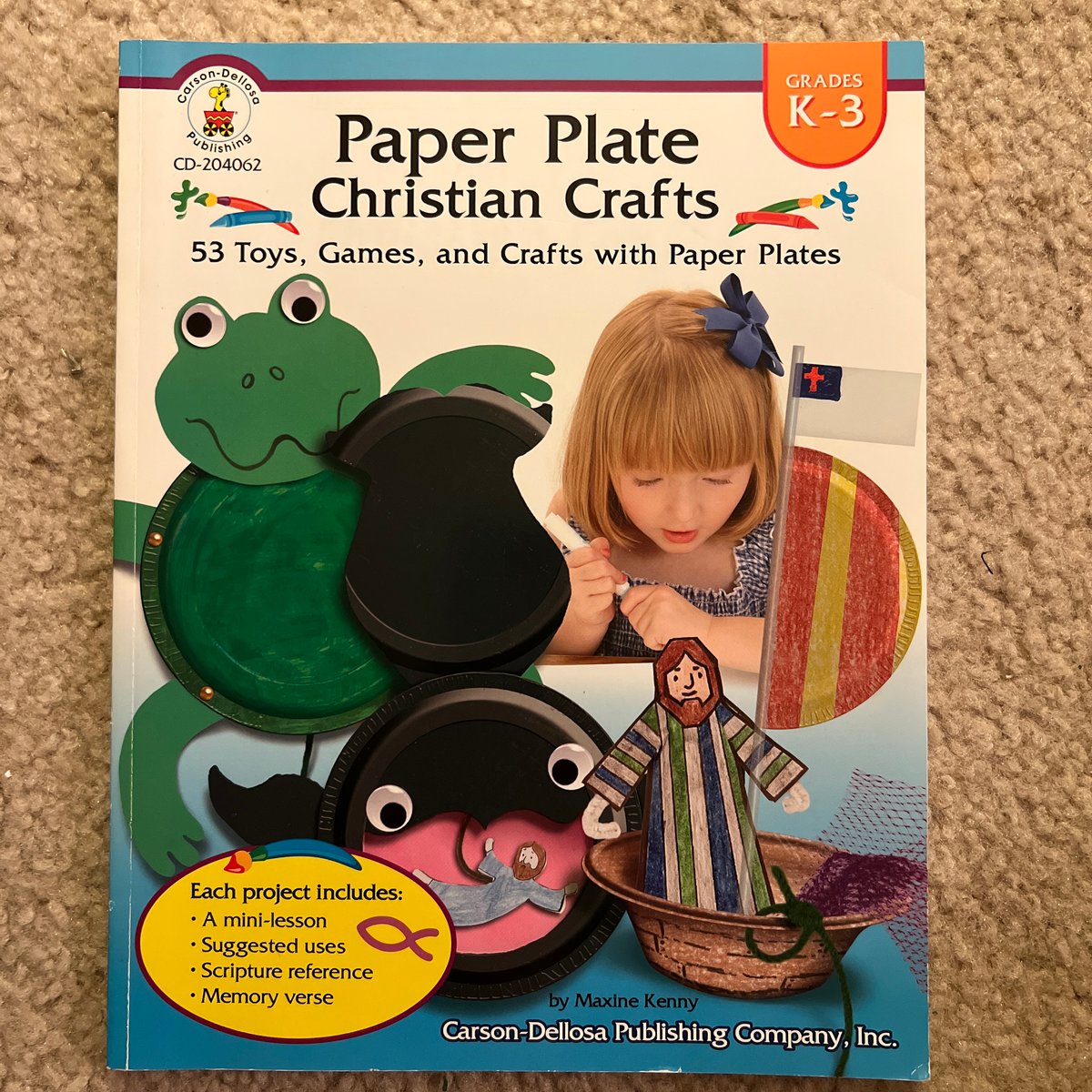 Paper Plate Christian Crafts by Maxine Kenny